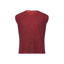 Zero Glitzer-Shirt mit Rundhalsausschnitt in Cabernet | Gr.: 40