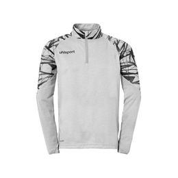 Uhlsport 1/4 ZIP TOP GOAL 25 1/4 ZIP TOP in dark grau melange | Gr.: 128