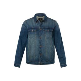 JP1880 &Uuml;bergangsjacke in blue denim | Gr.: 5XL