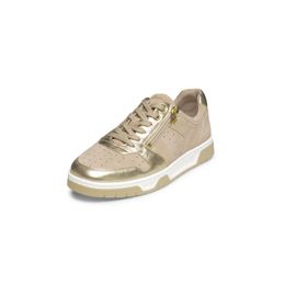 vitaform Nubukleder Sneaker in beige/gold | Gr.: 39