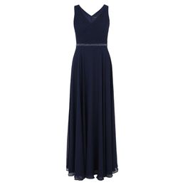 Vera Mont Abendkleid mit Plissee in Night Sky | Gr.: 48