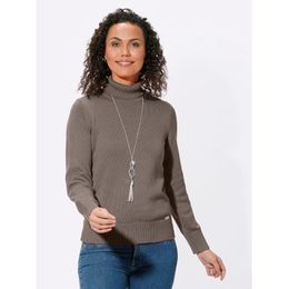 WITT WEIDEN Pullover in taupe-meliert | Gr.: 36
