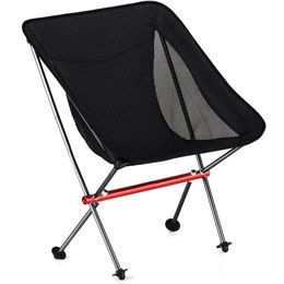 BasicNature Travelchair Ultralight Low Rest schwarz
