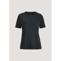 hessnatur T-Shirt in schwarz | Gr.: 38