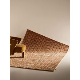 benuta Finest Ilona Beige/Hellbraun 160x230 cm - Moderner Kurzflor-Teppich f&uuml;r Wohnzimmer