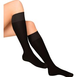 Damen St&uuml;tzkniestr&uuml;mpfe schwarz, Gr&ouml;&szlig;e 0