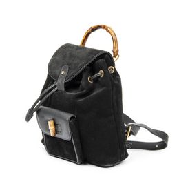 Gucci Crossbody Bags - Mini Bamboo Backpack - Gr. unisize - in Schwarz - f&uuml;r Damen