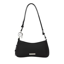 K by KARL LAGERFELD Karl Lagerfeld Hobo Bags - MINI IKON SMOOTH Mini-Tasche - Gr. unisize - in Schwarz - f&uuml;r Damen