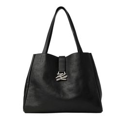 K by KARL LAGERFELD Karl Lagerfeld Shopper - LARGE K/AUTOGRAPH SWING - Gr. unisize - in Schwarz - f&uuml;r Damen