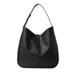 K by KARL LAGERFELD Karl Lagerfeld Hobo Bags - K/AUTOGRAPH OVERSIZED SWING Hobo-Bag - Gr. unisize - in Schwarz - f&uuml;r Damen