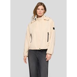 Blouson Rabe "Jacke", Damen, Gr. 50, beige, 50%Polyester 40%Baumwolle 10%Polyamid100%Viskose, unifarben, gerade, gerader Abschluss, Jacken Blouson