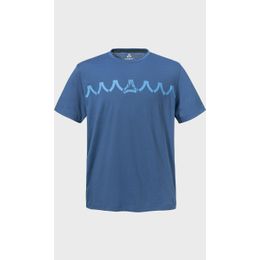 Sch&ouml;ffel Funktionsshirt SCH&Ouml;FFEL "T Shirt Style Elmori MEN", Herren, Gr. 54, 8405, blau, Oberstoff: 60% Baumwolle, 40% Polyester, Rundhals, Shirts Funktionsshirt