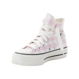 Sneaker Converse "CHUCK TAYLOR ALL STAR LIFT", Damen, Gr. 39, wei&szlig; (vintage wei&szlig;, summit pink), Textil, Schuhe Sneaker