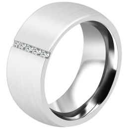 Adelia&acute;s Fingerring ADELIA&acute;S "Damen Ring aus Edelstahl" Gr. 58, silber, Fingerringe, Damen, 58, Edelstahl, Fingerring