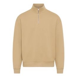 Sweatshirt Hugo "Durty", Herren, Gr. L, medium beige269, Sweatware, Obermaterial: 100% Baumwolle, unifarben, relaxed fit normal, hoch geschlossener Ausschnitt, B&uuml;ndchen, Sweatshirts Sweatshirt