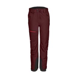 Skihose Killtec "KSW 49 WMN SKI PNTS", Damen, Gr. 42, Normalgr&ouml;&szlig;en, rot (dunkelrot), Oberstoff 1: 93% Polyester, 7% Elasthan/ Oberstoff 2: 100% Polyester, Futter: 100% Polyester, Wattierung: 100% Polyester (recycelt), Hosen Skihose, Wasserdichte, atmungsaktive Skihose mit Kantenschutz und Schneef&auml;ngen