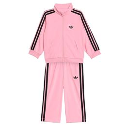 adidas originals Jogginganzug 'Firebird' Jungen Gr&ouml;&szlig;e 74 hellpink / schwarz