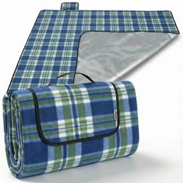 Detex Picknickdecke Karo/Blau 2x2m