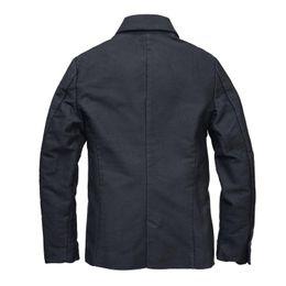 Hannes Roether Herrenjacke Doppelreiher S Dunkelblau