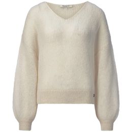 Alma ＆ Lovis Damenpullover V-Ausschnitt XL Naturwei&szlig;