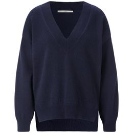 LANIUS Damen-Strickpullover V-Ausschnitt