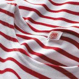 Armor lux Damen-Shirt Dreiviertelarm L Wei&szlig;-Rot