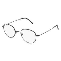 Fielmann BD 352 PANTO CL JONA Brille Unisex | Fassung: Vollrand, Panto, Schwarz Matt