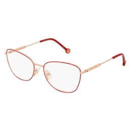 Carolina Herrera 0104 Brille Damen | Fassung: Vollrand, Cat Eye, Rot Gold