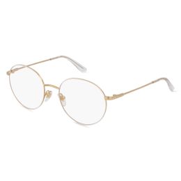 Vogue VO4177 Brille Damen | Fassung: Vollrand, Panto, Wei&szlig; Gold