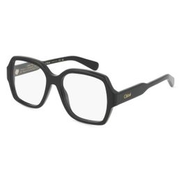 Chlo&eacute; Chlo&eacute; CH0155O Brille Unisex | Fassung: Vollrand, Quadratisch, Schwarz