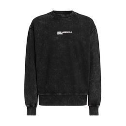 KARL LAGERFELD JEANS Sweatshirt male Black size XXL