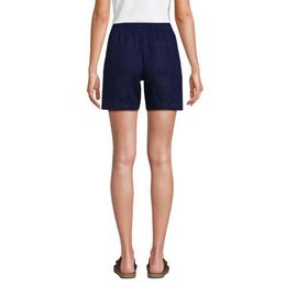LANDS' END Leinen-Schlupfshorts, Damen,  Blau, Leinen, by Lands' End