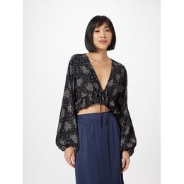 Nasty Gal Bluse Damen Gr&ouml;&szlig;e XS navy / wei&szlig;