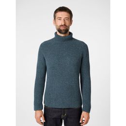 Maglificio GRP Herrenpullover Melangegarn L Petrol