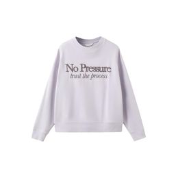 MANGO TEEN Sweatshirt 'Pressure' female Purple size L