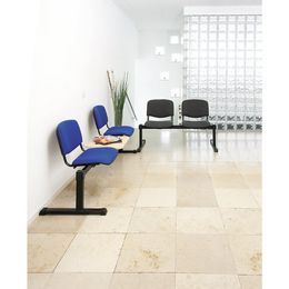 Traversenbank, ohne Tisch, 2 Sitze, Polster anthrazit kaiserkraft