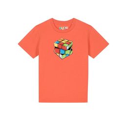 Watabout.kids Shirt 'Pixel' boy Orange size 98/104