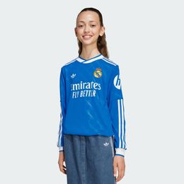 adidas Performance Funktionsshirt 'Real Madrid 25/26' Jungen Gr&ouml;&szlig;e 140 blau / gelb / ros&eacute; / wei&szlig;