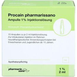 Procain pharmarissano 1% Inj.-Lsg.Ampullen 2 ml 10X2 ml