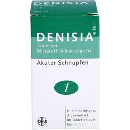 DHU-Arzneimittel Denisia 1 Schnupfen Tabletten 80 St