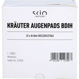 Kr&auml;uter Augenpads Bdih 90 ml