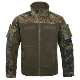 MFH Tactical Fleecejacke Combat Ripstop flecktarn, Gr&ouml;&szlig;e M