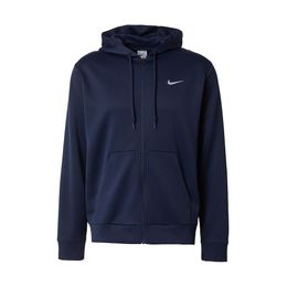 Nike Athletic Zip-Up Hoodie 'FLEX' male Blue size M