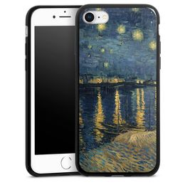 DeinDesign iPhone SE (2020) Handy Slim Case extra d&uuml;nn Silikon Handyh&uuml;lle schwarz H&uuml;lle Kunst Painting Silikon Slim Case