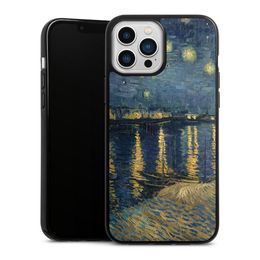DeinDesign iPhone 13 Pro Max Handy Silikon H&uuml;lle Case schwarz Handyh&uuml;lle Kunst Painting