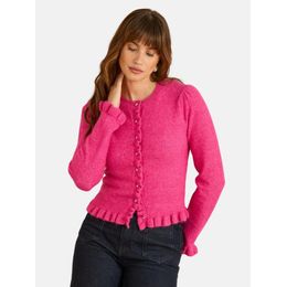 Love & Roses Knit Cardigan female Pink size 16