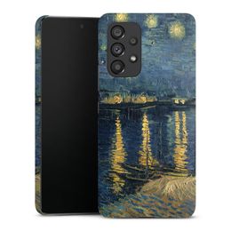 DeinDesign Galaxy A53 5G Handy Premium Case Smartphone Handyh&uuml;lle Schutzh&uuml;lle gl&auml;nzend Kunst Painting Premium Case