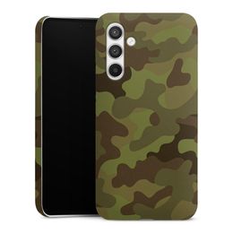 DeinDesign Galaxy A54 5G Handy Premium Case Smartphone Handyh&uuml;lle Schutzh&uuml;lle gl&auml;nzend Tarnmuster Camouflage Army Premium Case