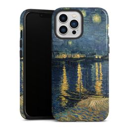 DeinDesign iPhone 13 Pro Max Handy Panzer Handyh&uuml;lle robuste Outdoor H&uuml;lle Schutzh&uuml;lle gl&auml;nzend Kunst Painting Tough Case