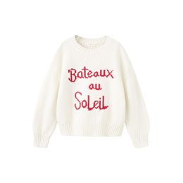 Mango Kids Sweater 'SOLEIL' girl White size 7-8